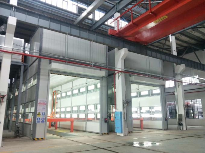 Military Spray Booth with Manlift working Platform Paint booth