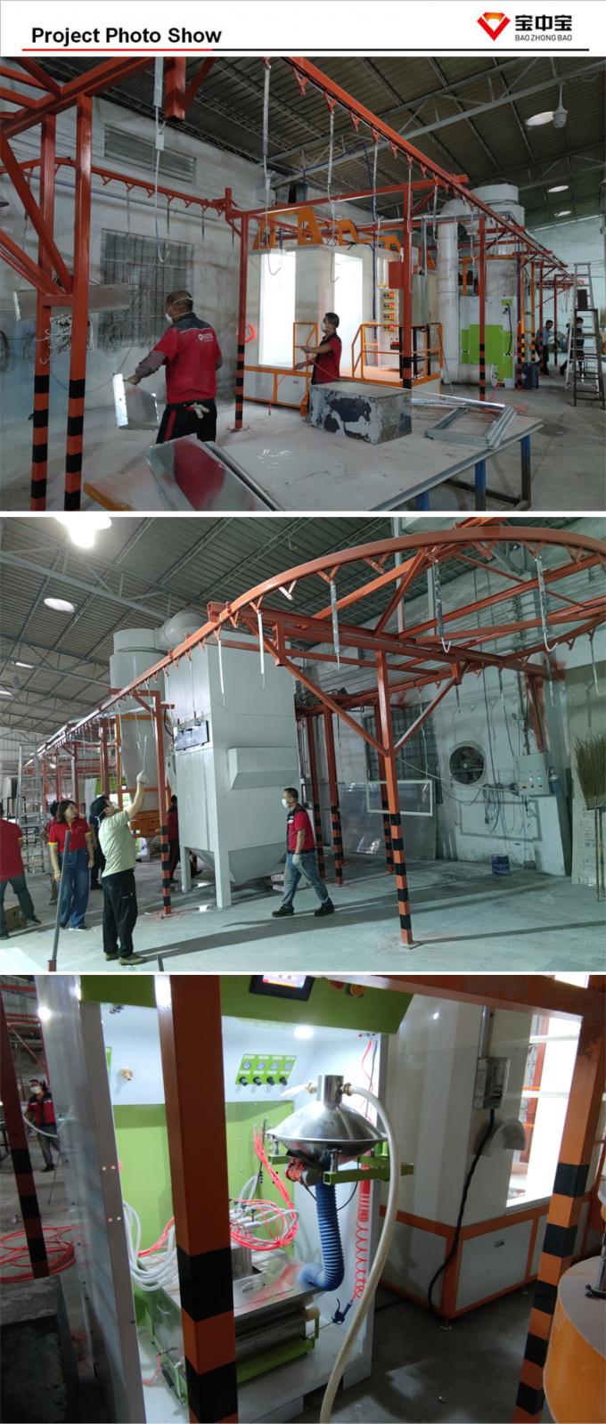 Automated Powder Coating Line By Quality Finishing For All Metal Parts